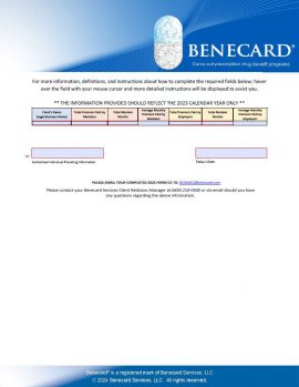 RxDC Reporting Requirements – FORM D1 - Benecard